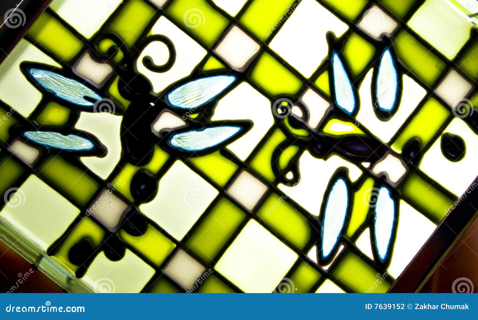 Insect With Stained-glass Window In Wings Royalty-Free Stock ...