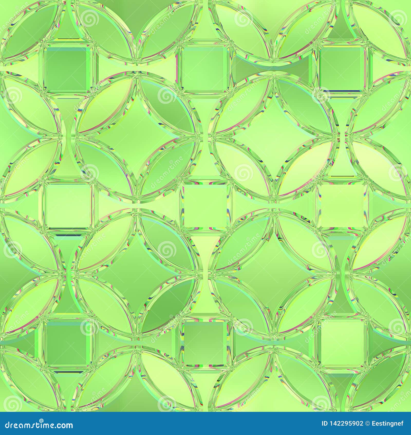 Stained Glass Background. Seamless Pattern Stock Illustration ...