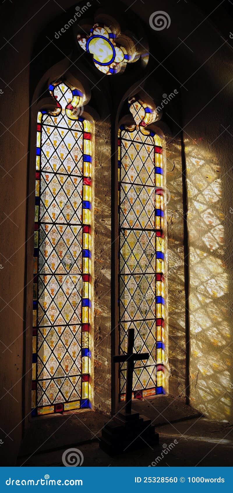 Stained Glass Church Window Stock Photo - Image of glass, beautiful ...