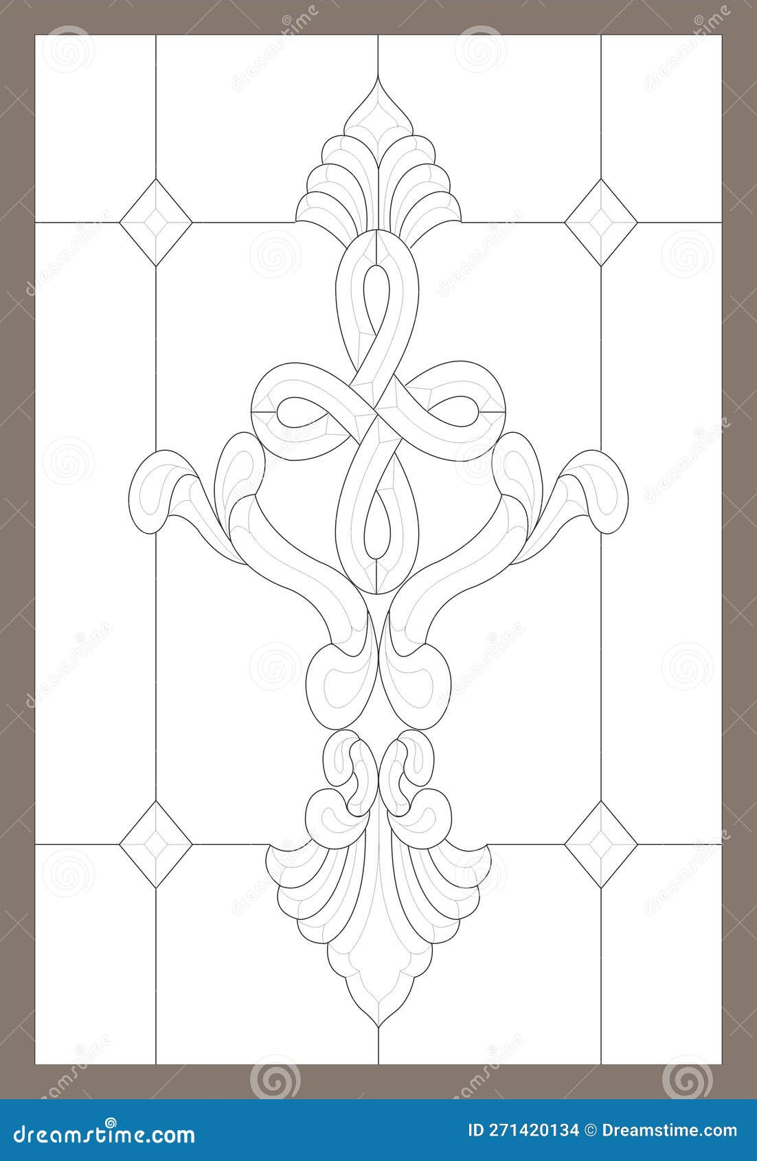 Stained Glass Designing Vector CDR Using for Plotter Vinyl Cutting ...