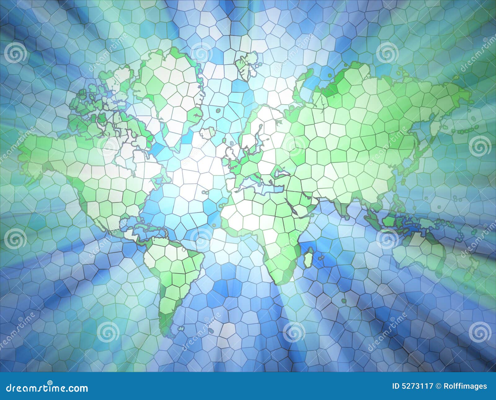 Stained Glass Earth stock illustration. Illustration of globe - 5273117