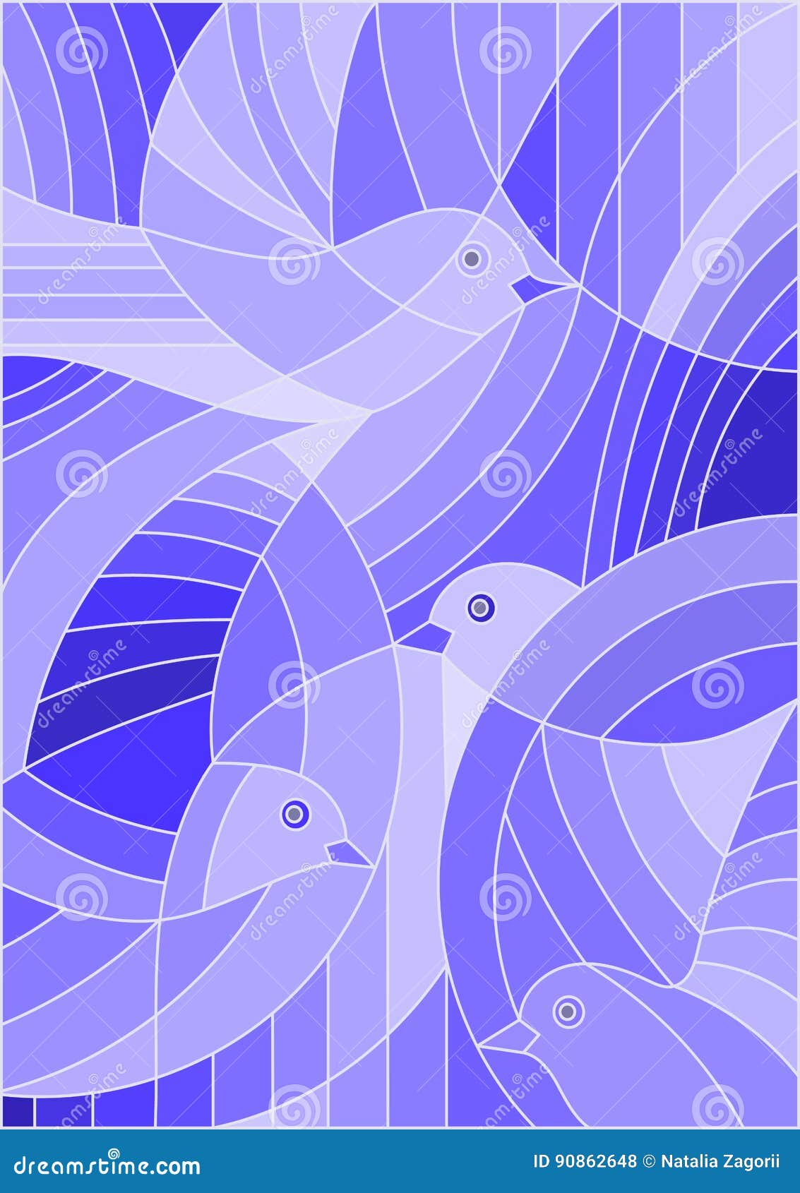 Abstract Birds Sketch Vector Seamless Pattern | CartoonDealer.com ...