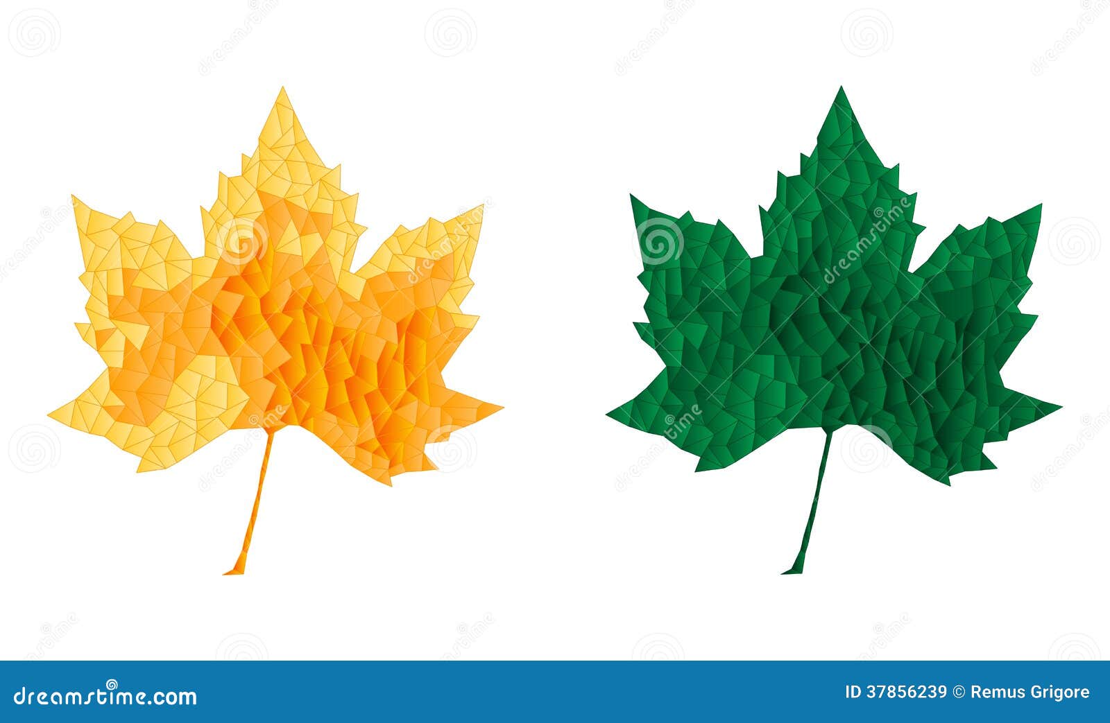 Stained Glass Leaves - Cdr Format Stock Vector - Illustration of ...