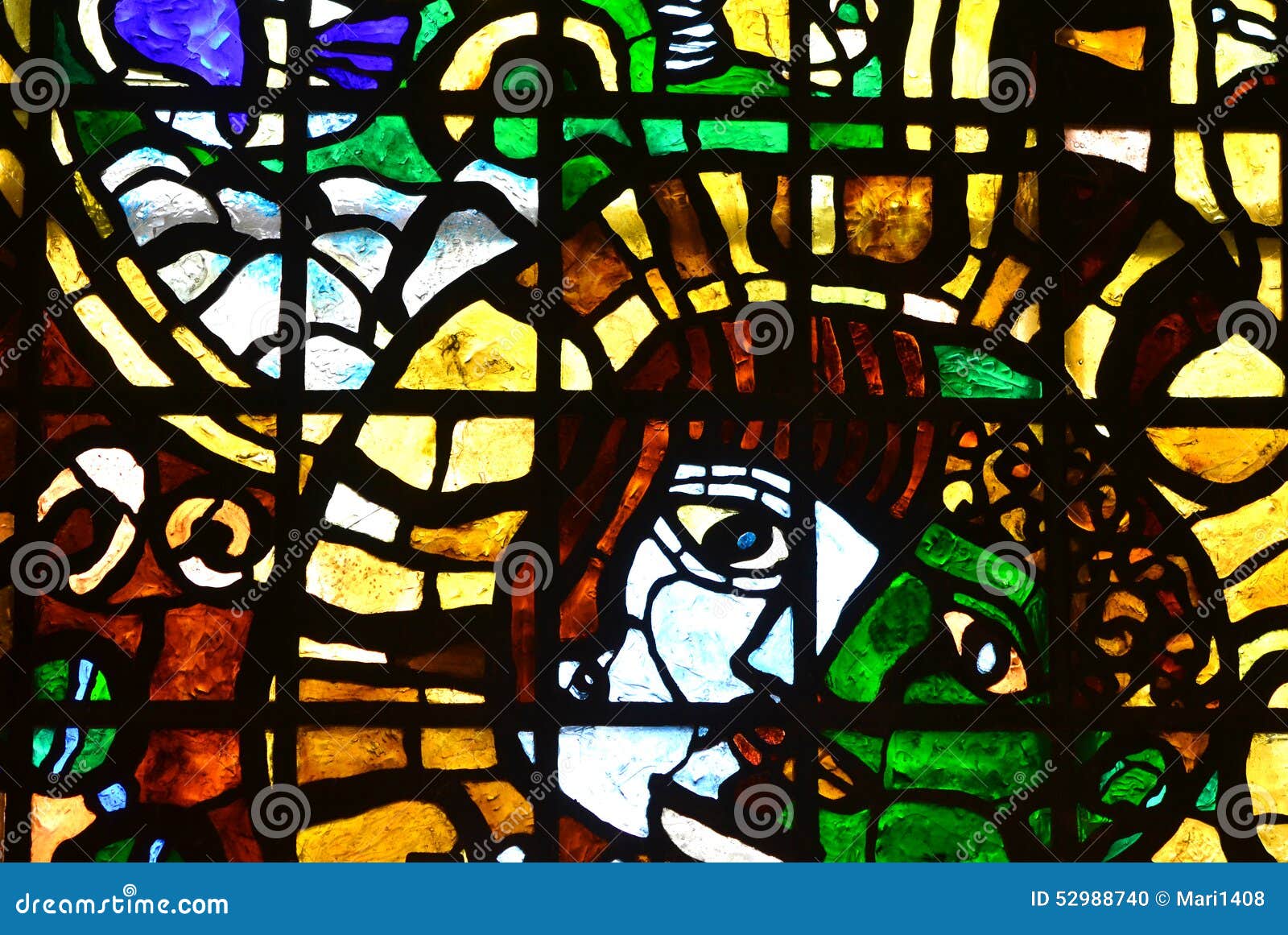 Stained glass man s face stock photo. Image of background - 52988740