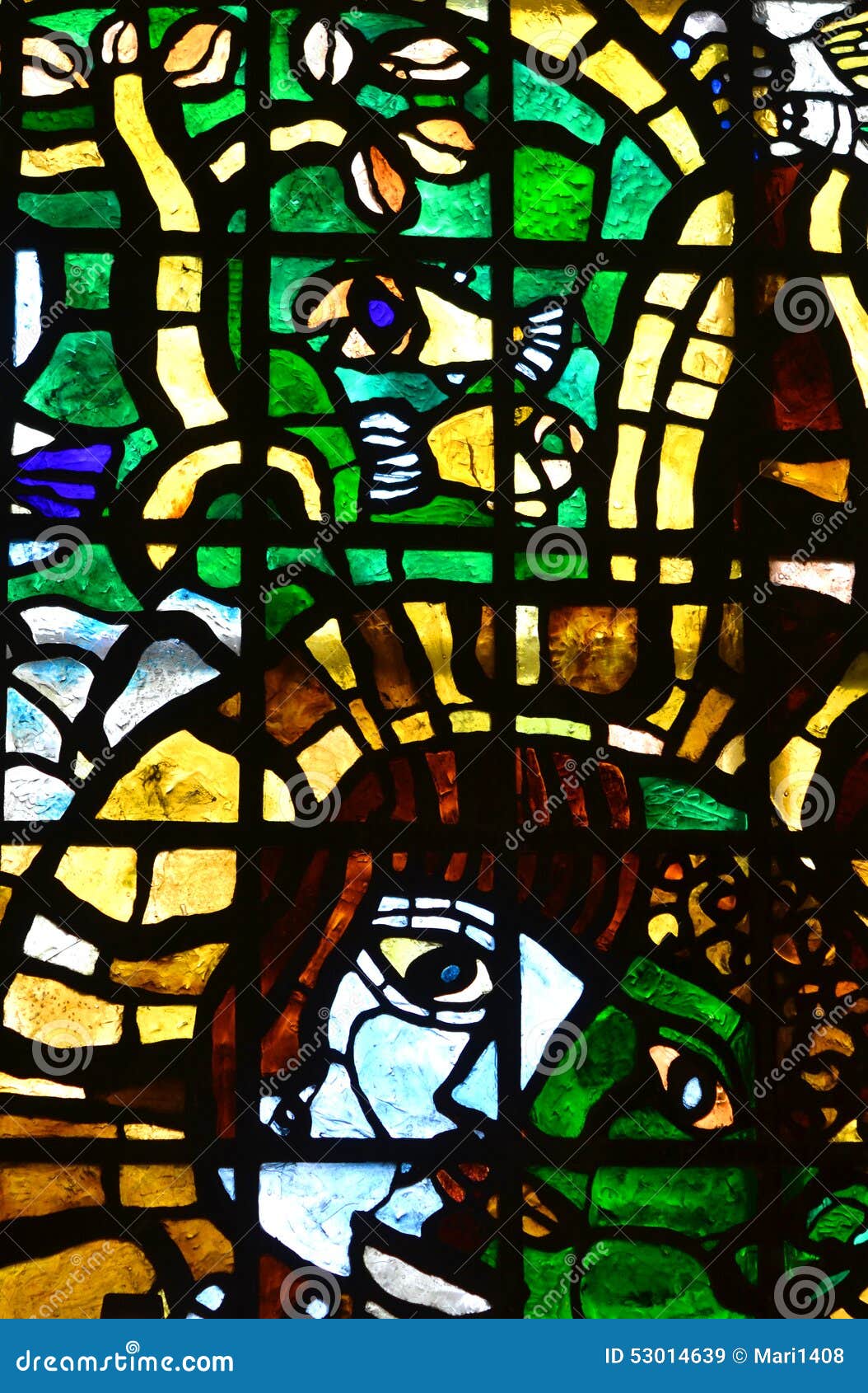 Stained glass man s face stock image. Image of multicolored - 53014639