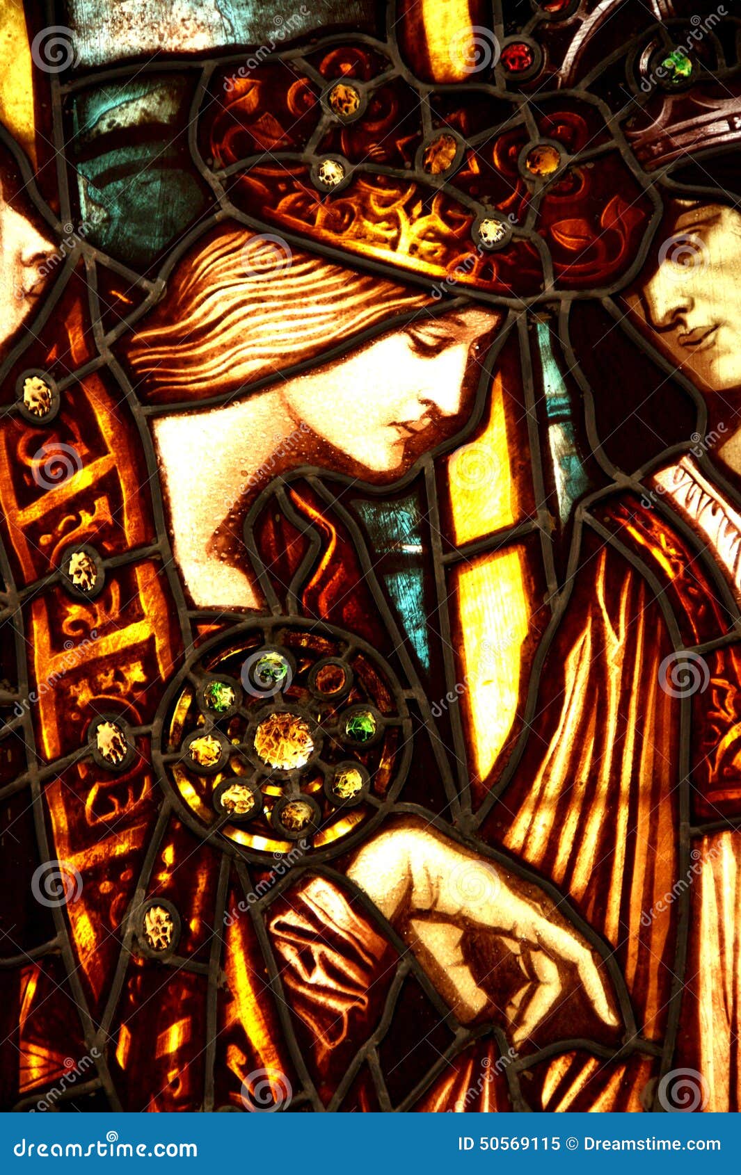 Stained Glass Queen stock image. Image of cologne, queen - 50569115