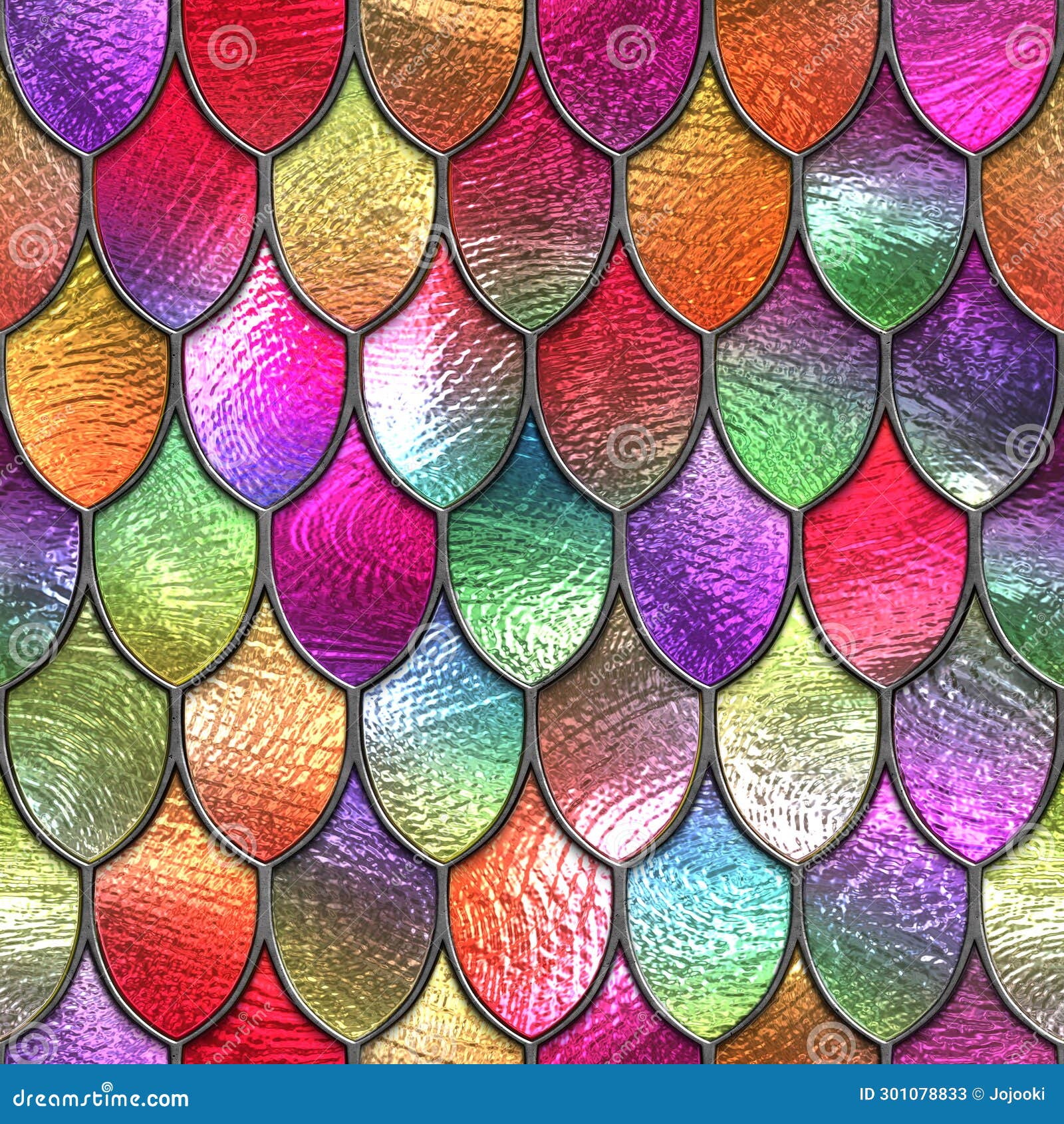 Stained Glass Seamless Texture with Geometric Pattern for Window ...