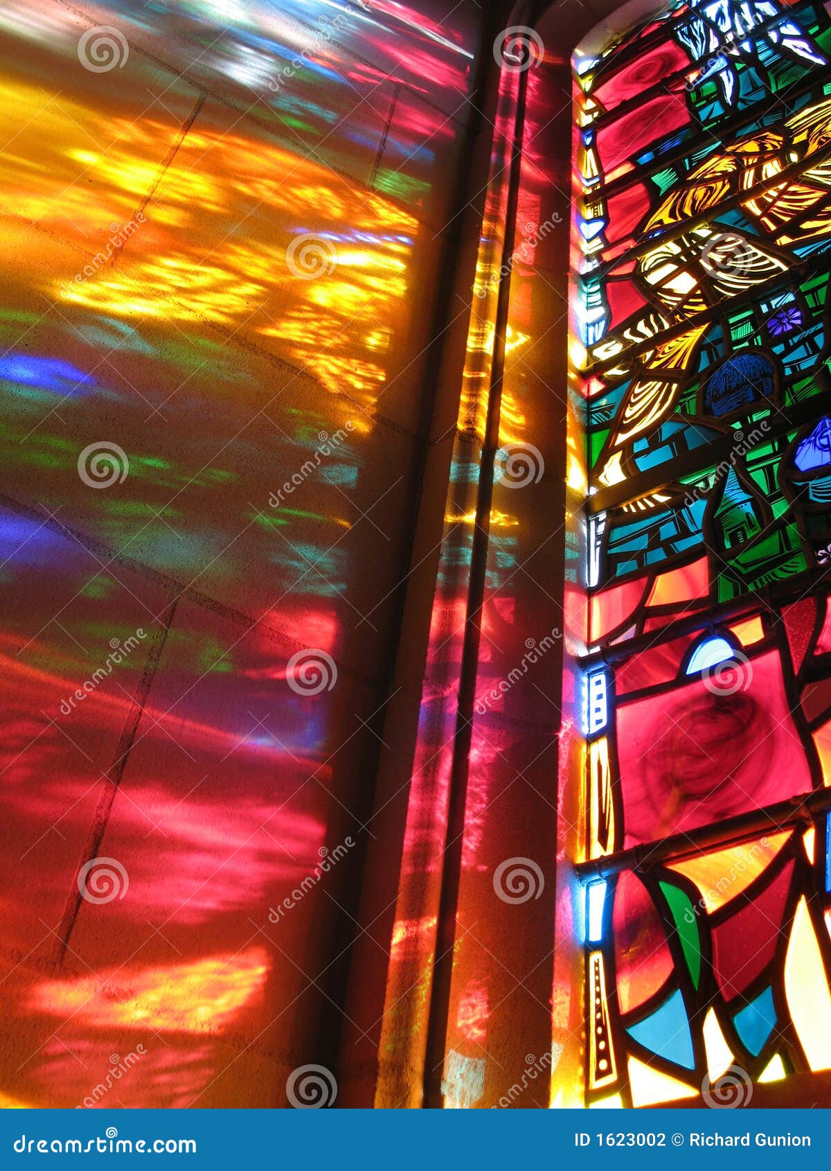 Stained Glass Spectrum stock photo. Image of colors, cathedral - 1623002