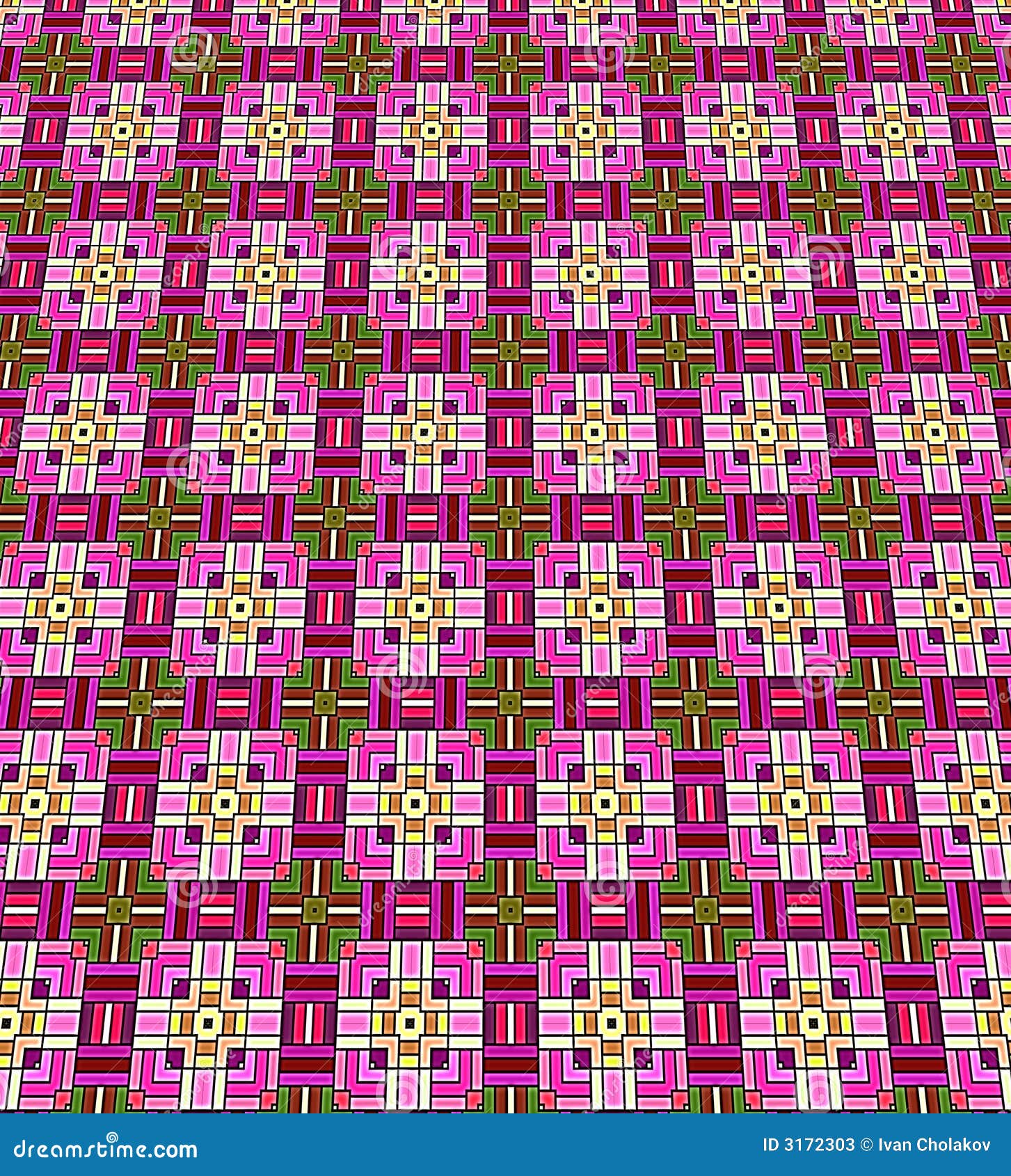 Stained glass squares stock illustration. Illustration of pattern - 3172303