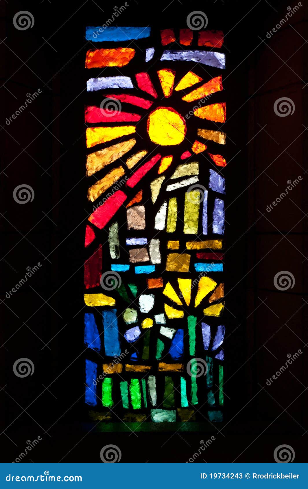 Stained Glass Sun stock image. Image of annunciation - 19734243