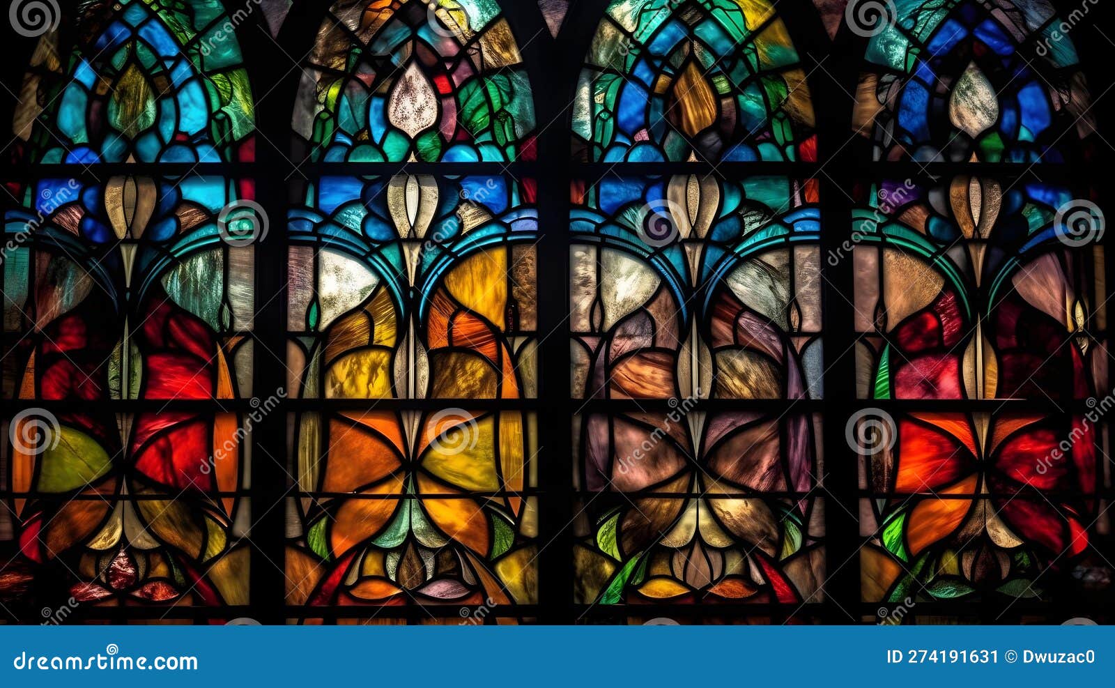 Stained Glass Texture, Colorful, Perfect for Web Design Background or ...
