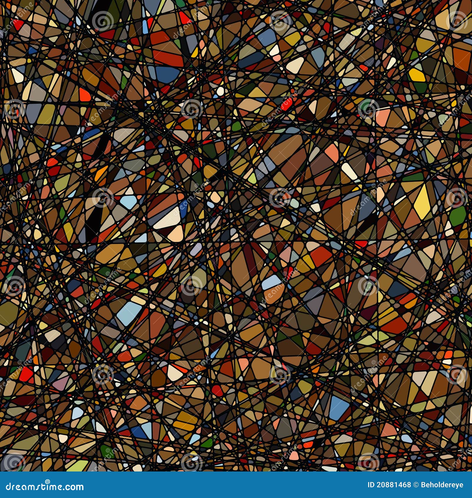 Stained Glass Texture Different Orientation. EPS 8 Stock Vector ...