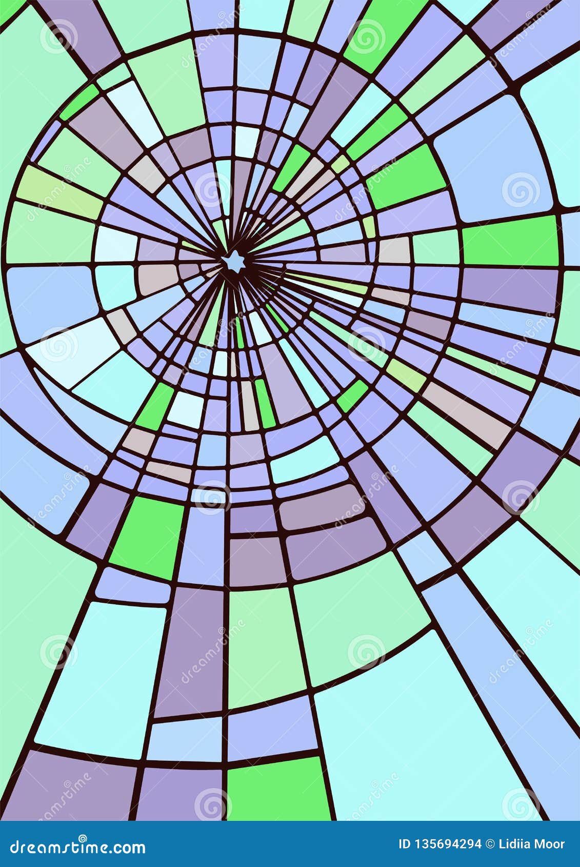 Stained-glass Window, Abstract Background Stock Vector - Illustration ...