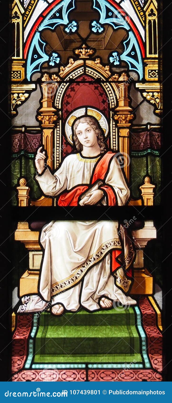 Stained Glass, Window, Archdeacon, Religion Picture. Image: 107439801