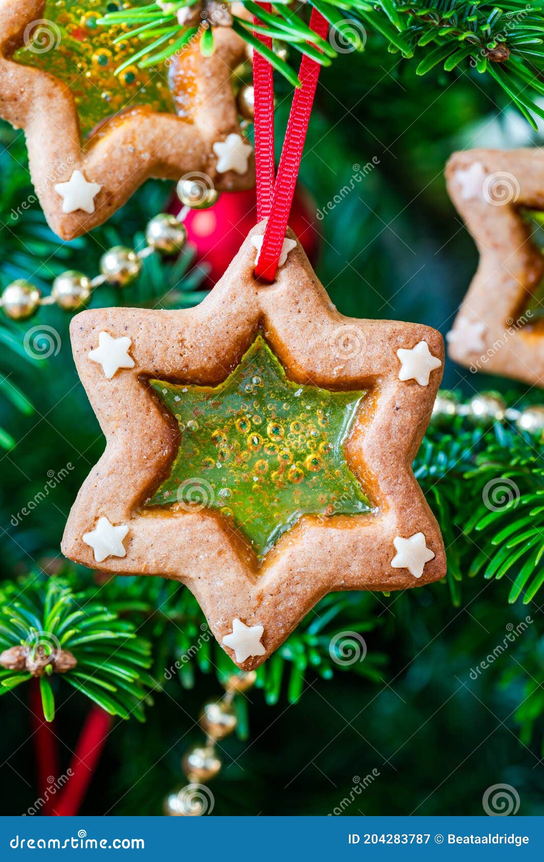 Stained Glass Window Biscuits Stock Image - Image of focus, glass ...