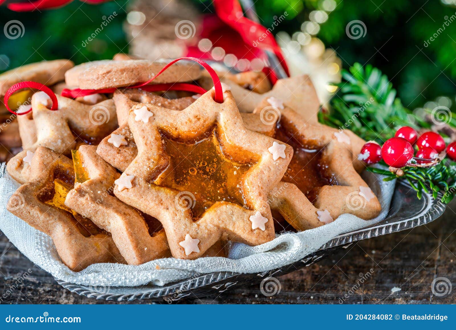 Stained Glass Window Biscuits Stock Photo - Image of christmas ...