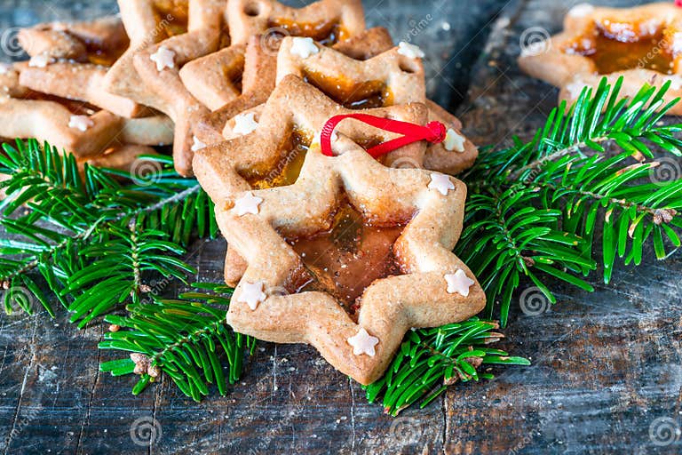 Stained Glass Window Biscuits Stock Photo - Image of candy, dessert ...