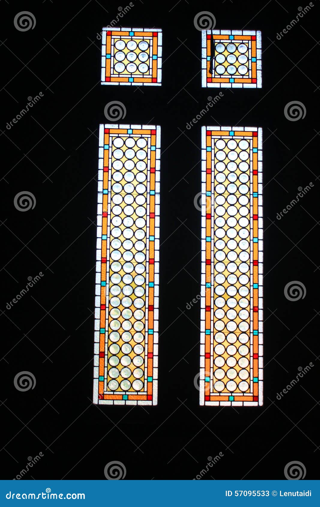 Stained glass window stock image. Image of cathedral - 57095533