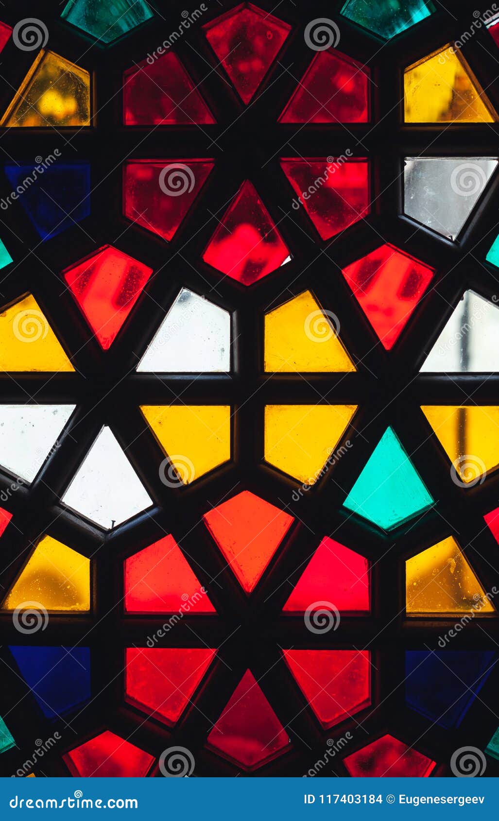 Geometric Arabic Pattern, Vertical Photo Stock Photo - Image of ...