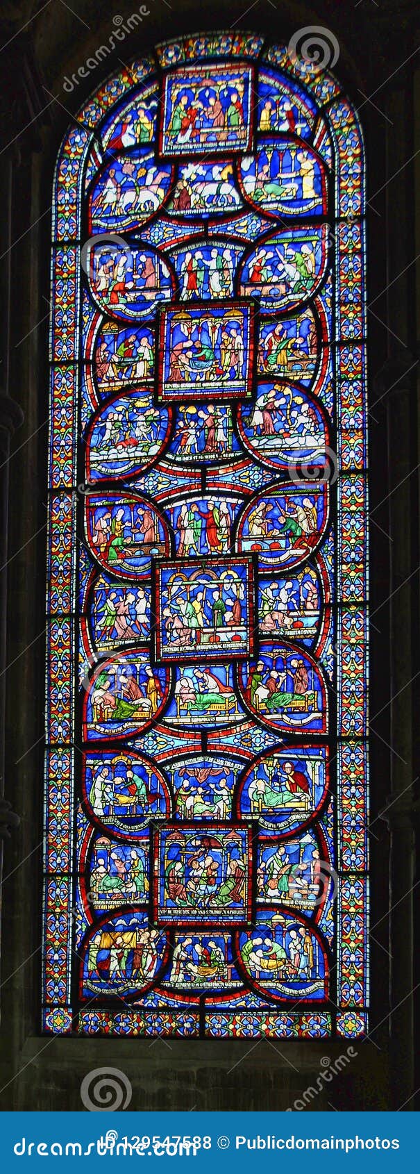 Stained Glass, Glass, Window, Material Picture. Image: 129547588