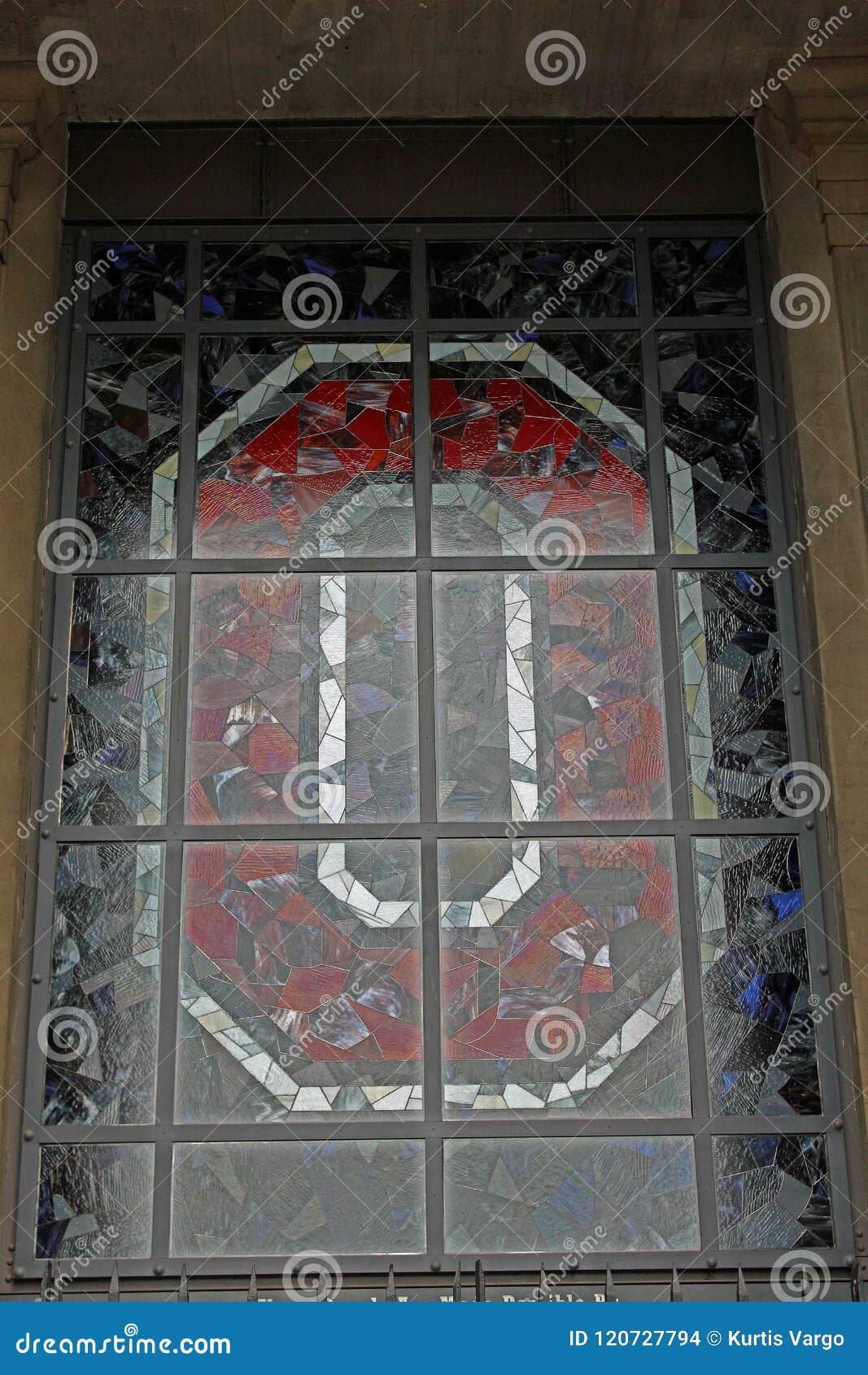 OSU Stained Glass Window Outside OSU Stadium Stock Photo - Image of ...
