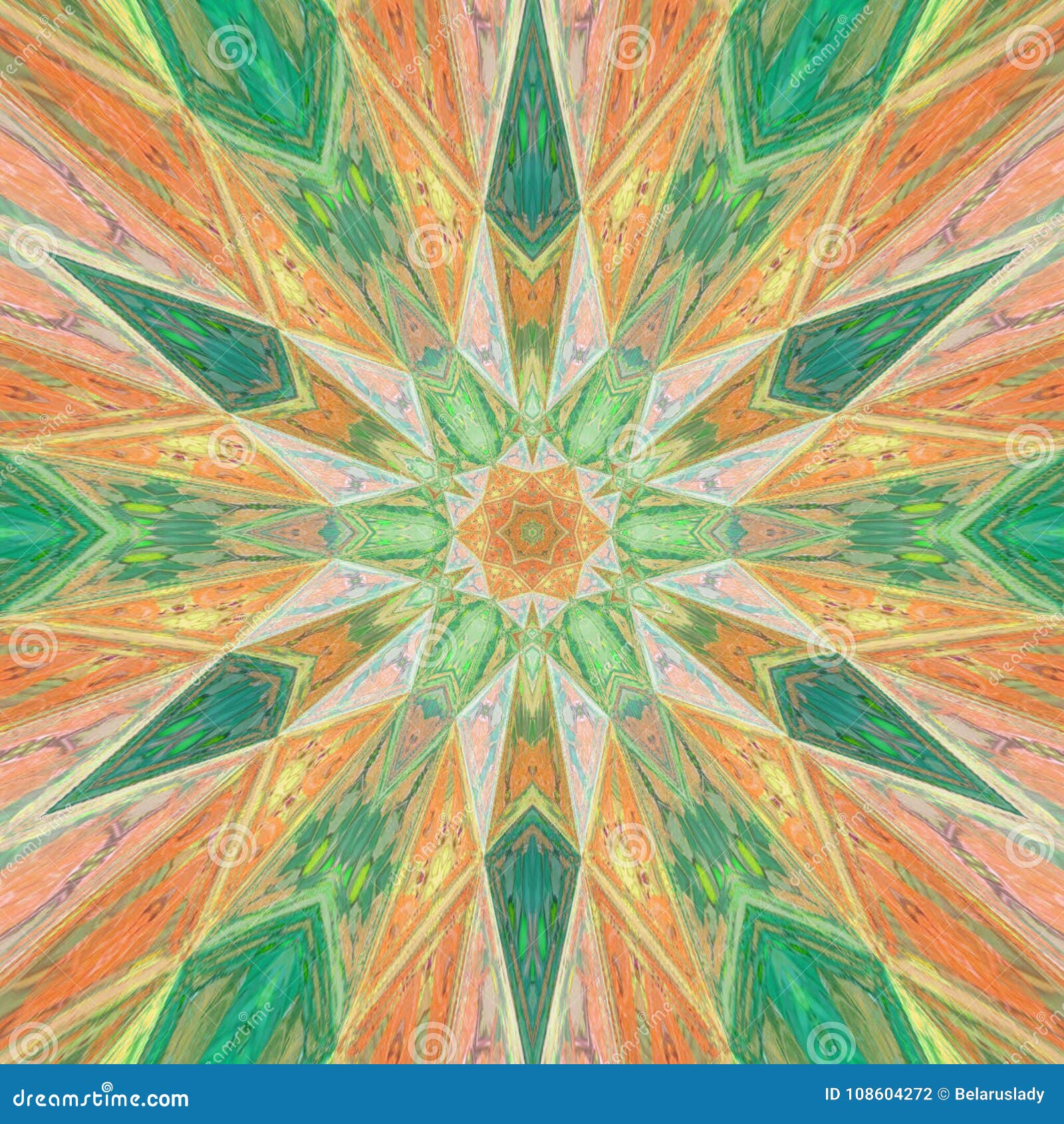 Stained Glass Window star stock illustration. Illustration of ...