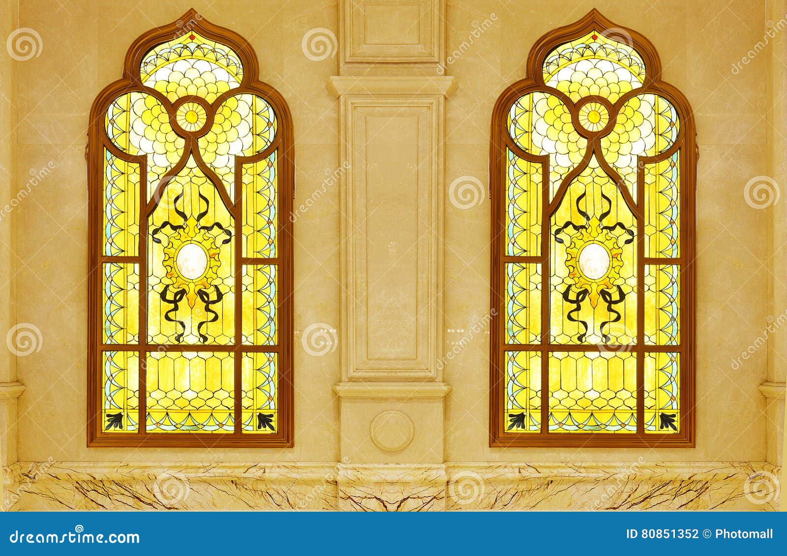Stained glass window stock photo. Image of material, geometric - 80851352