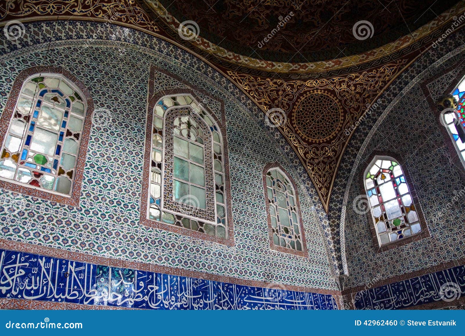 Stained glass windows stock photo. Image of turkey, istanbul - 42962460