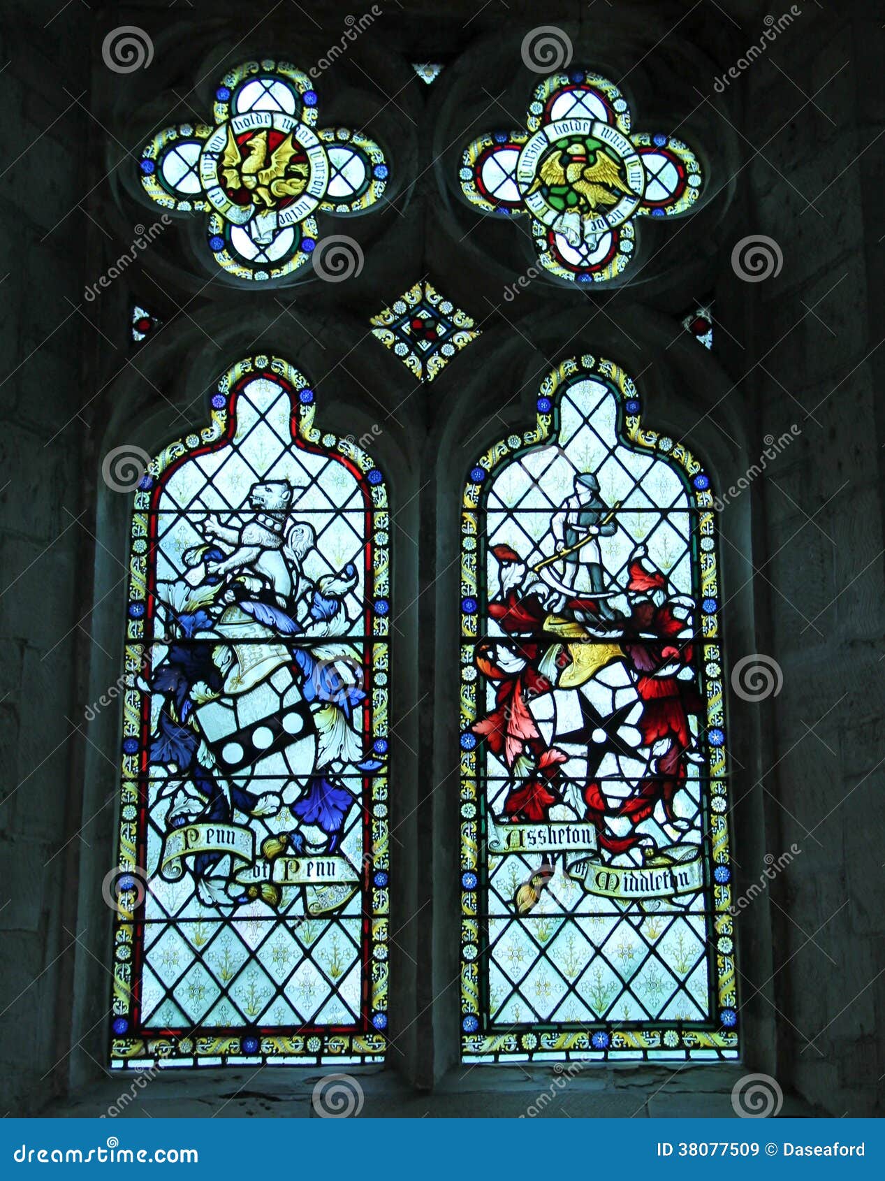 Stained Glass Windows. stock image. Image of building - 38077509