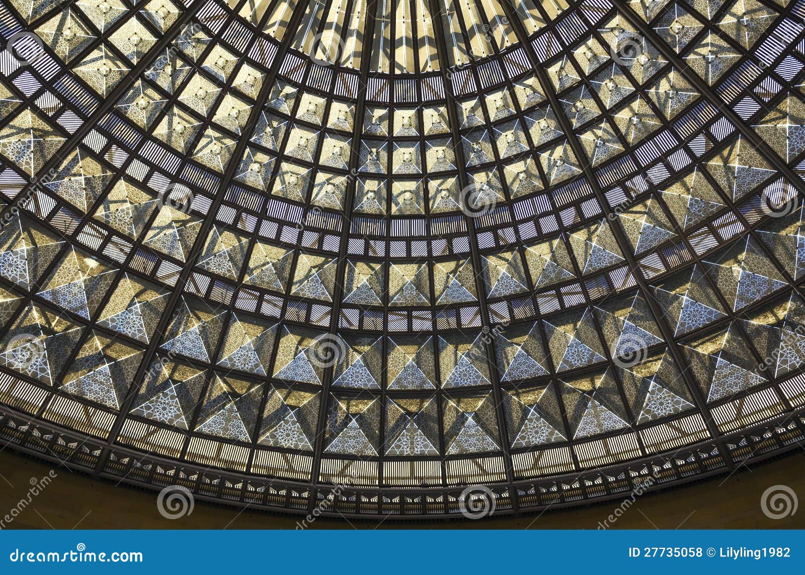 Stained glasses roof stock photo. Image of round, glass - 27735058