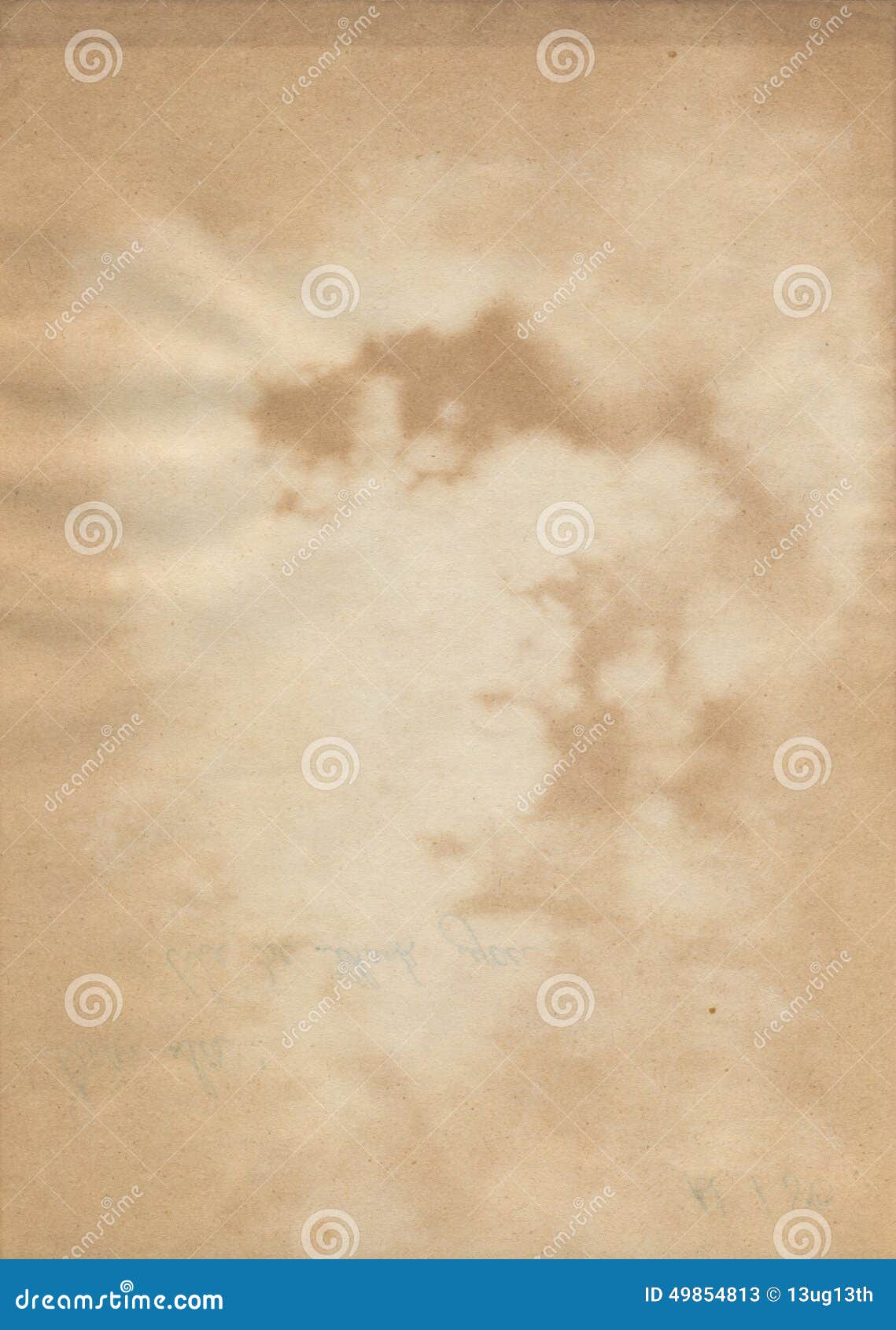 Stained Old Brown Paper Texture Stock Image - Image of copy, colour ...