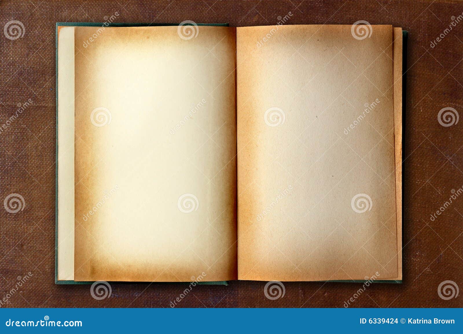 Stained Old Work Book Open stock photo. Image of paper - 6339424