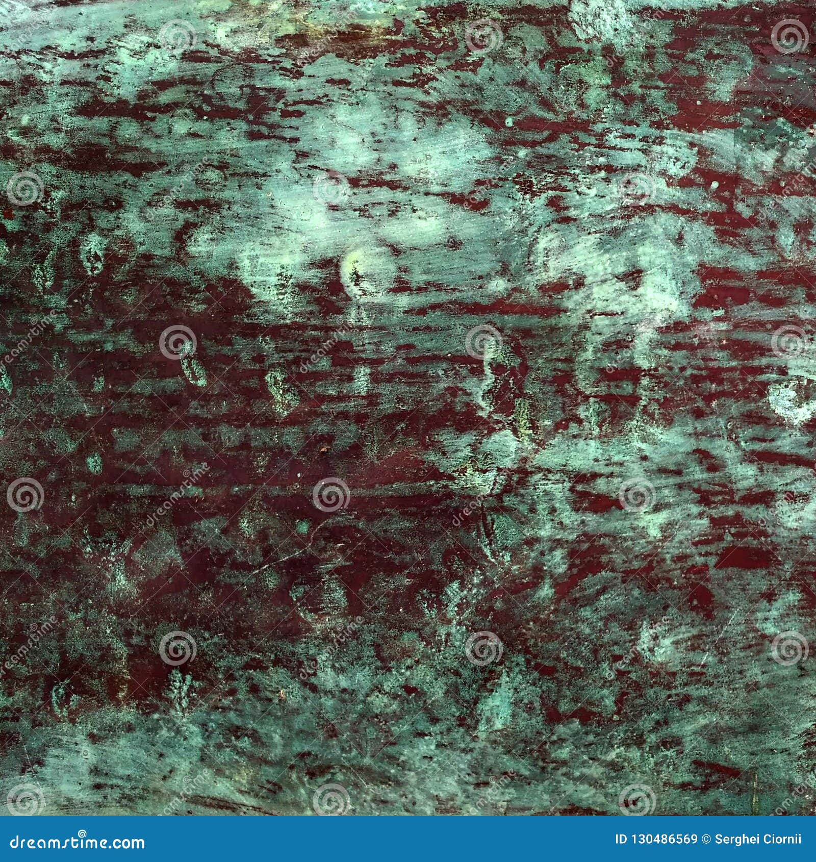 Stained Oxidized Copper Surface_square Stock Image - Image of grunge ...