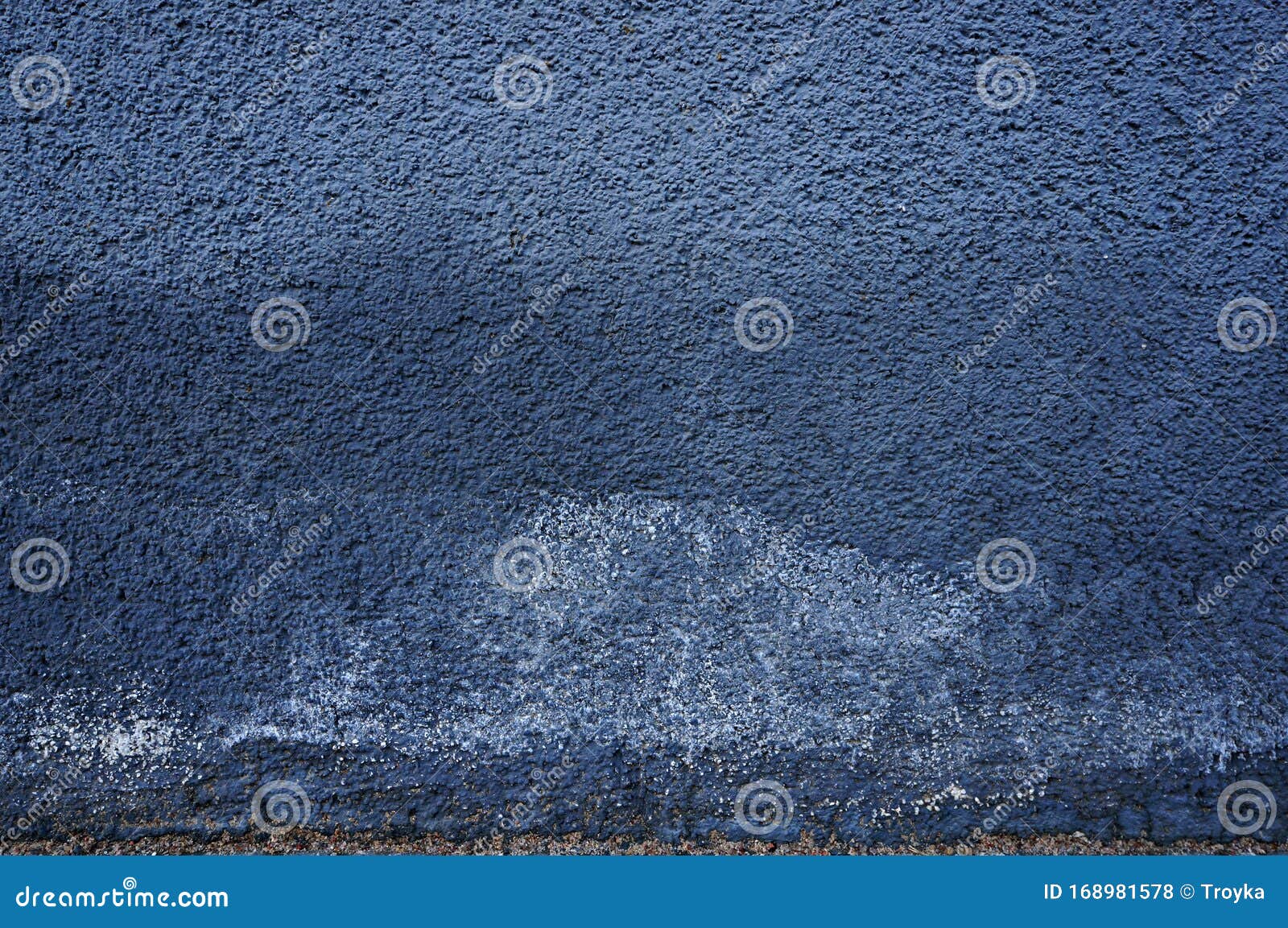 Stained Surface of Blue Wall Stock Photo - Image of grungy, finishing ...