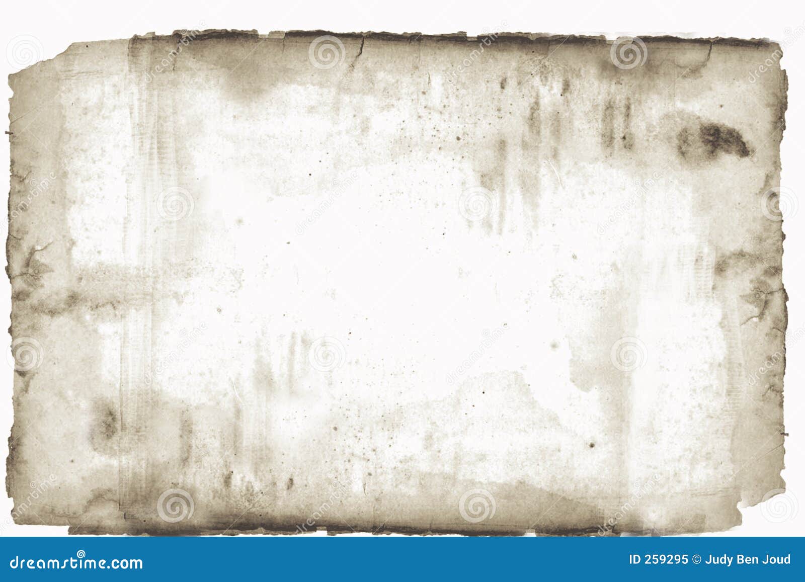 Stained and Torned Old Paper Stock Illustration - Illustration of ...