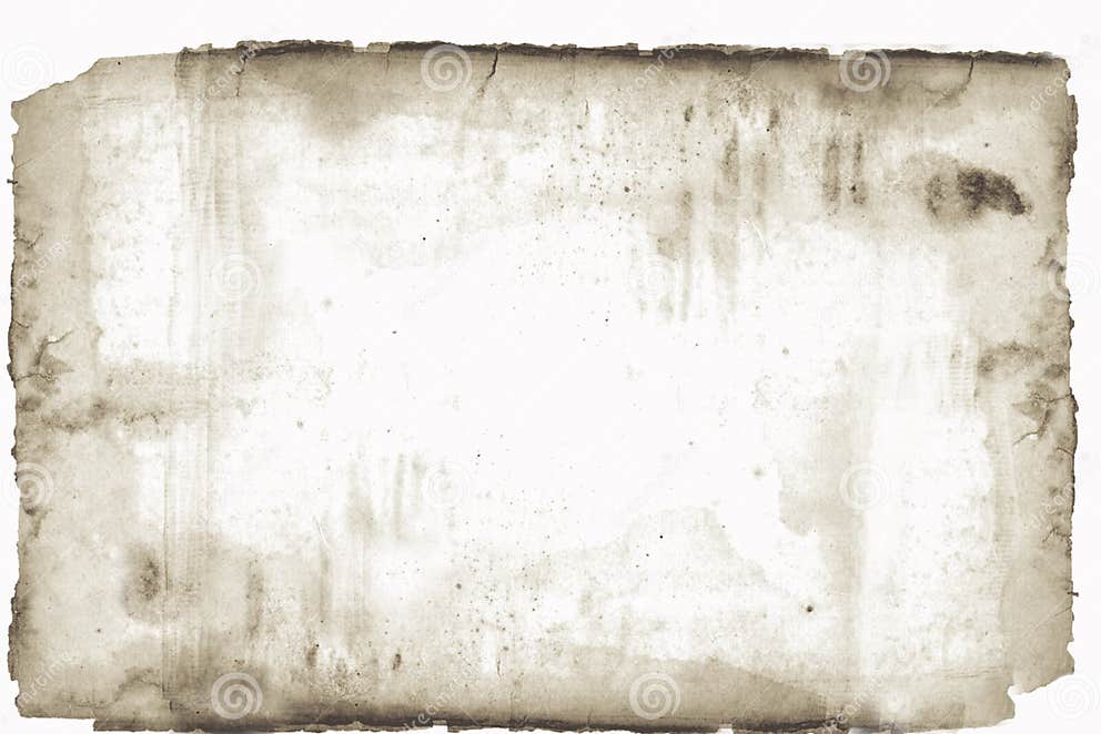 Stained and Torned Old Paper Stock Illustration - Illustration of ...