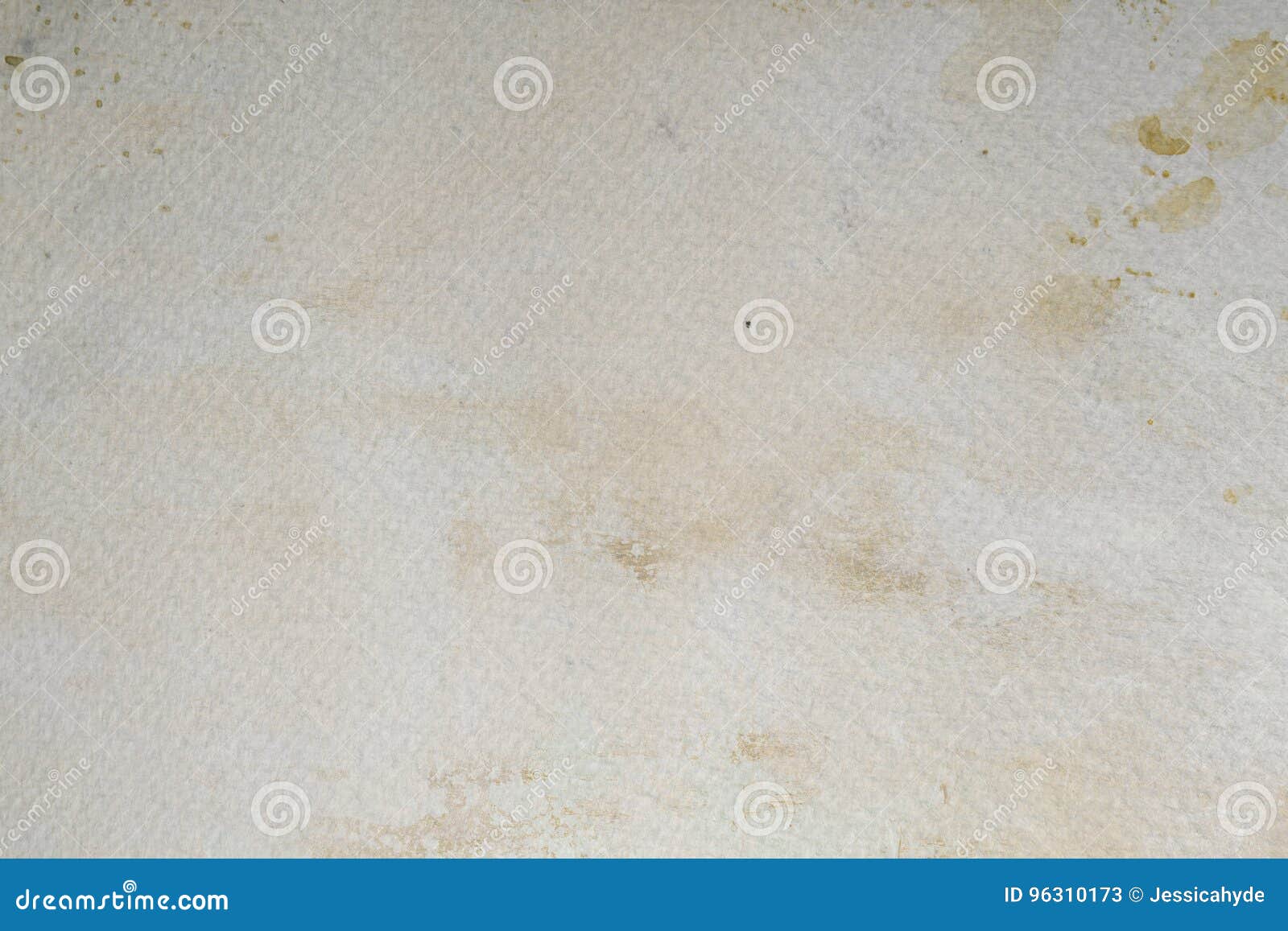 Stained White Blank Watercolor Paper Stock Image - Image of environment ...