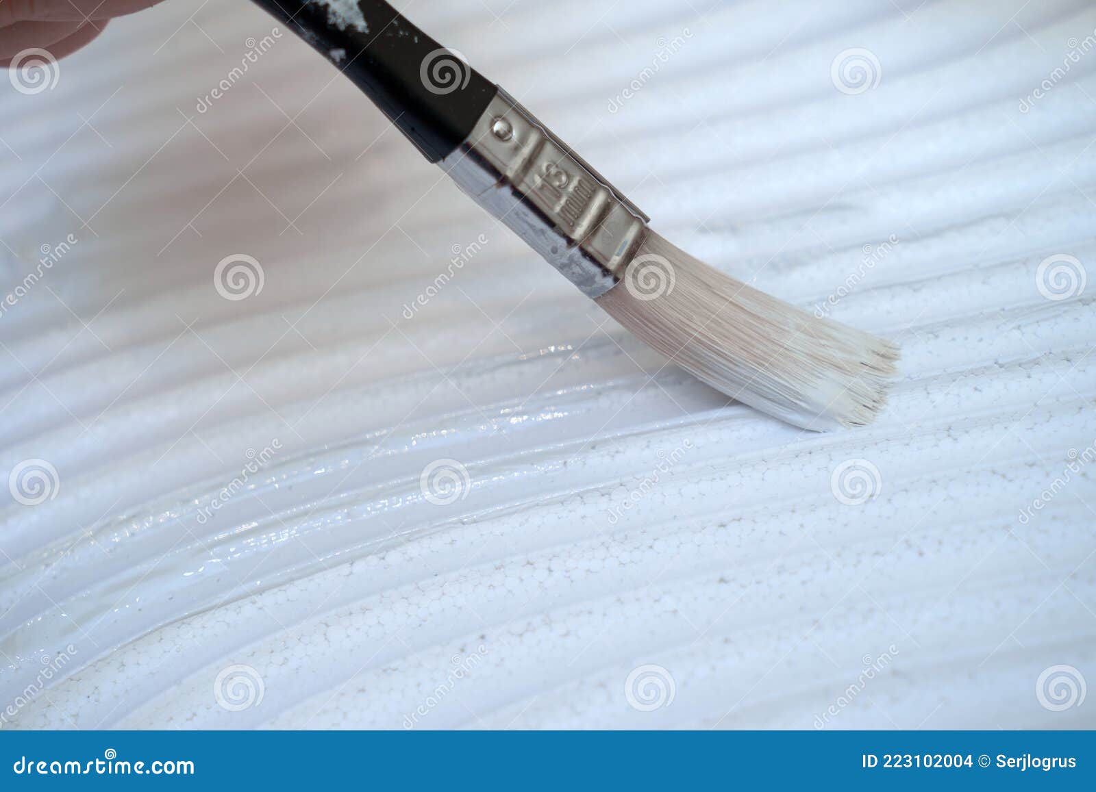 Staining of Decorative Panels Stock Photo - Image of plastic, figurate ...