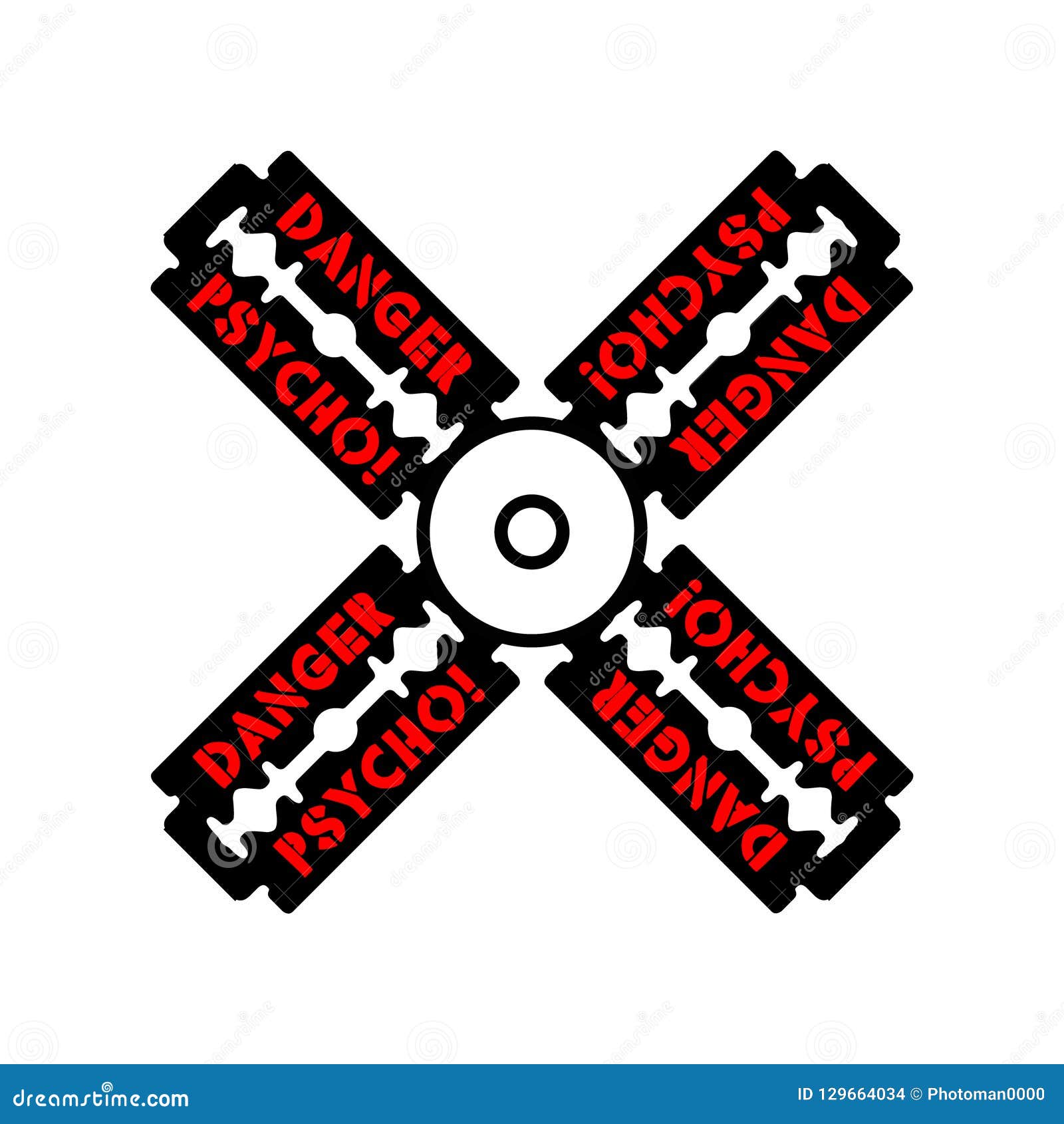 Psycho Text With Red Roses Illustration. Typography Slogan With Rose T ...