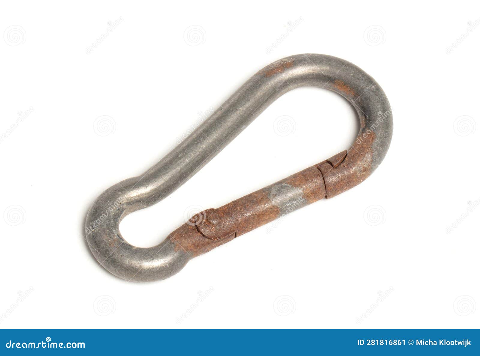 Stainless Carabiner Snap Lock Hook Stock Image - Image of hook ...