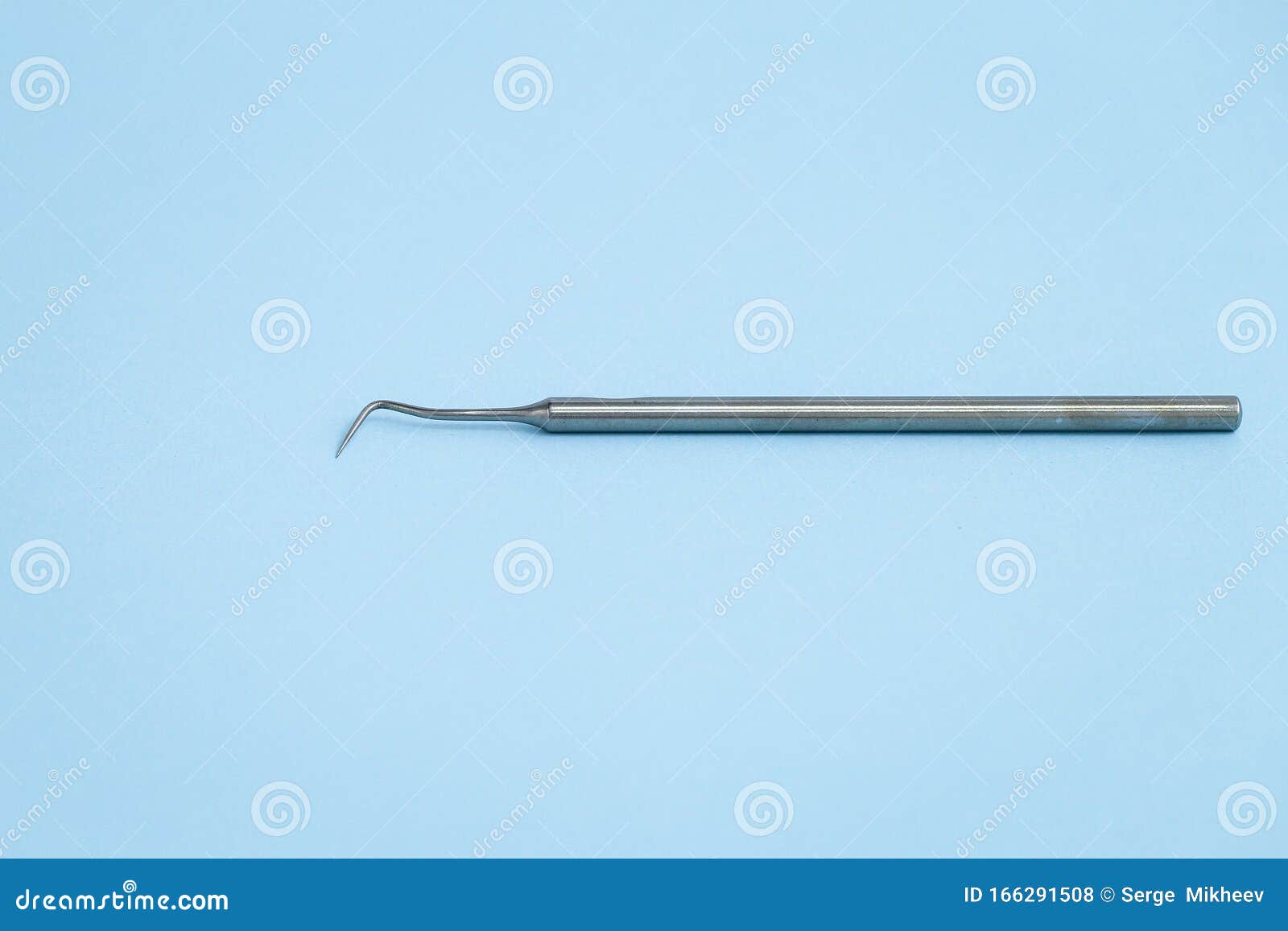 Stainless Dental Hygiene Tool Kit: Angled Dental Mirror And Pick, Blue ...