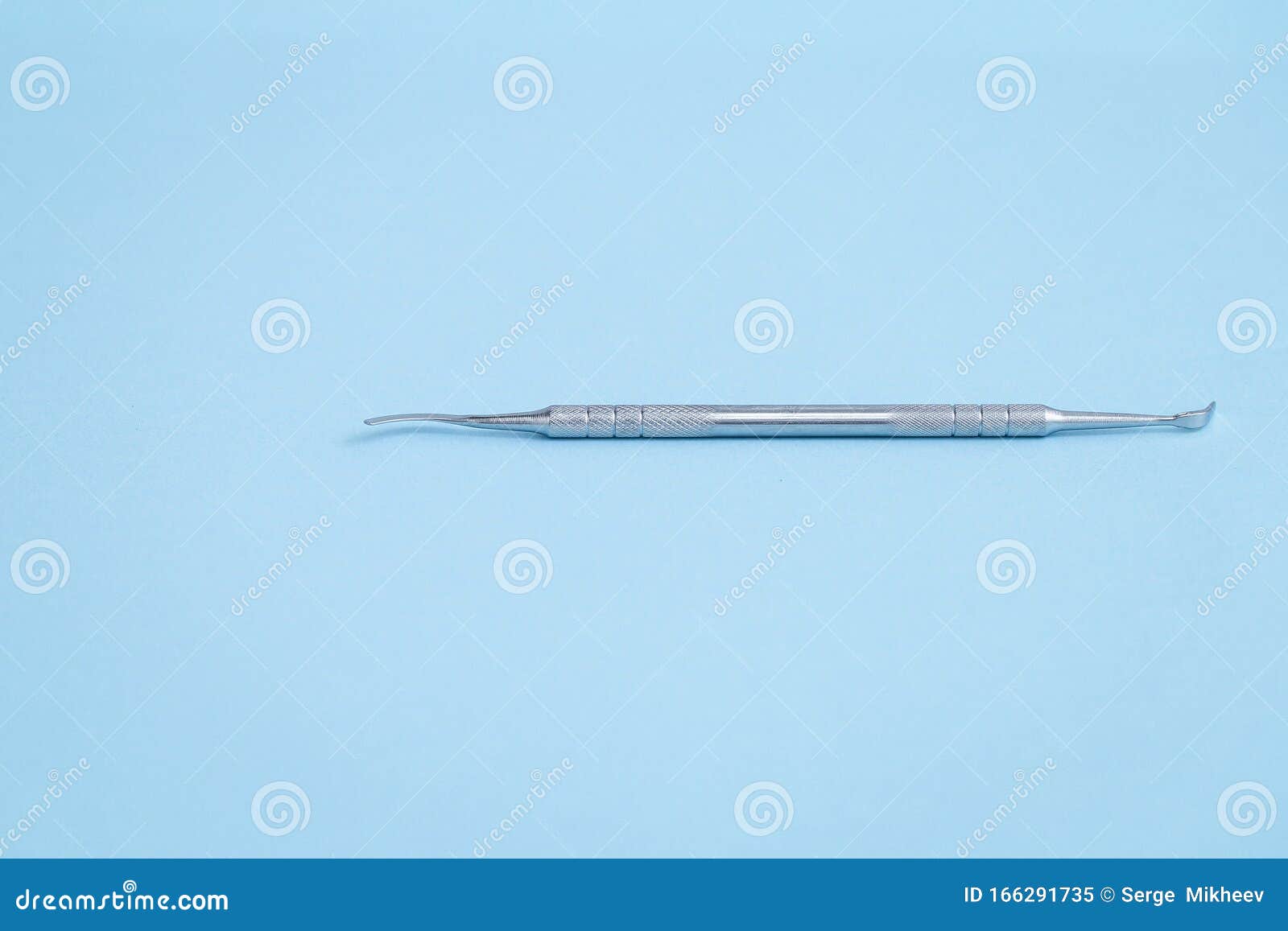 Stainless Dental Hygiene Tool Kit: Angled Dental Mirror And Pick, Blue ...