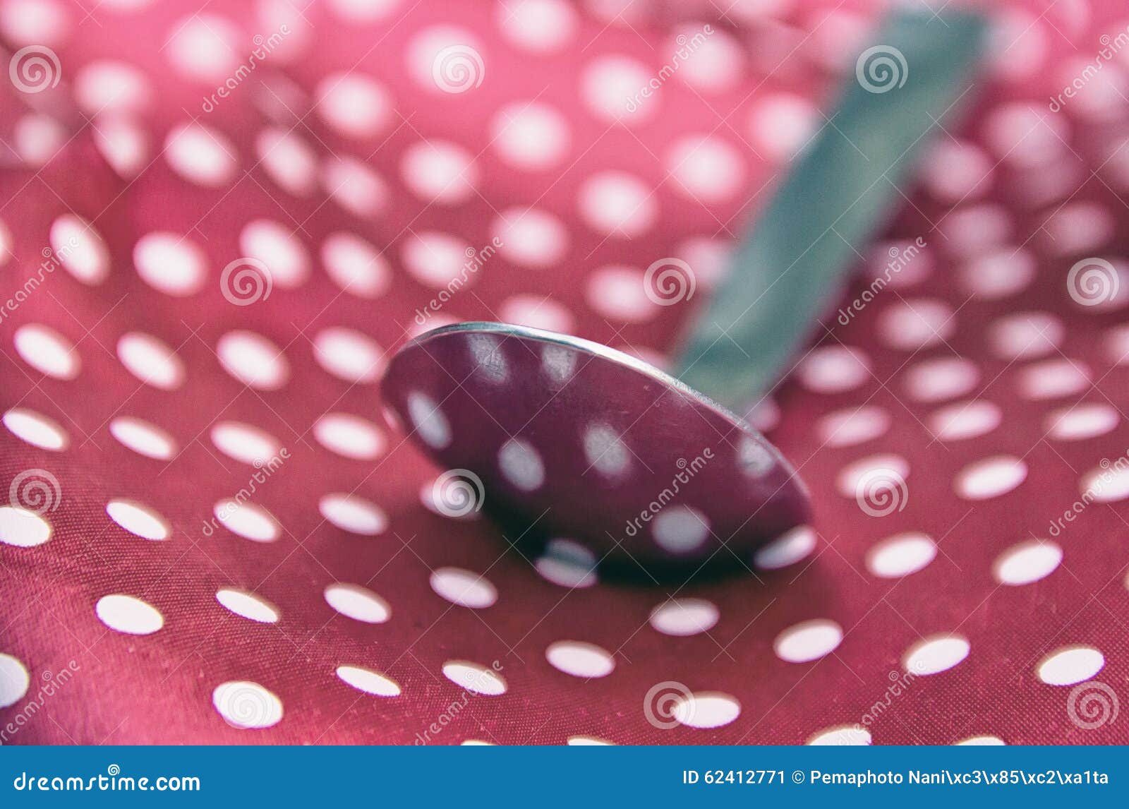 Stainless Spoon Reflection stock image. Image of dotted - 62412771