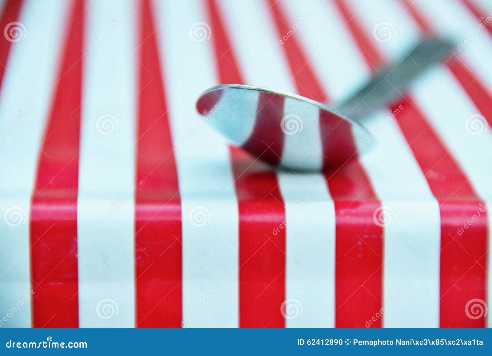 Stainless Spoon Reflection stock photo. Image of pattern - 62412890