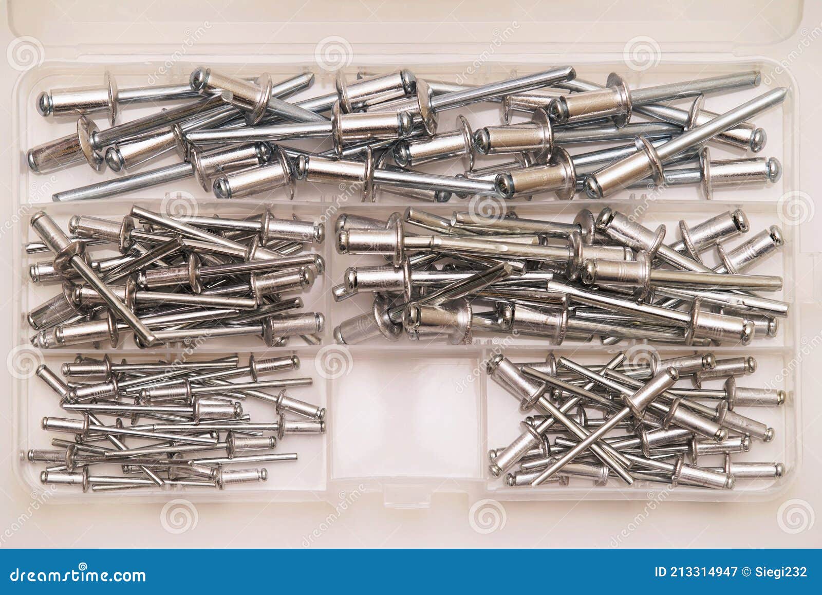 Stainless Steel Blind Rivets Stock Image - Image of bolt, black: 213314947