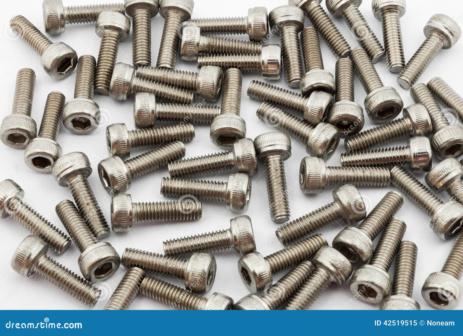 Stainless Steel Bolt Background/ Texture Stock Image - Image of ...