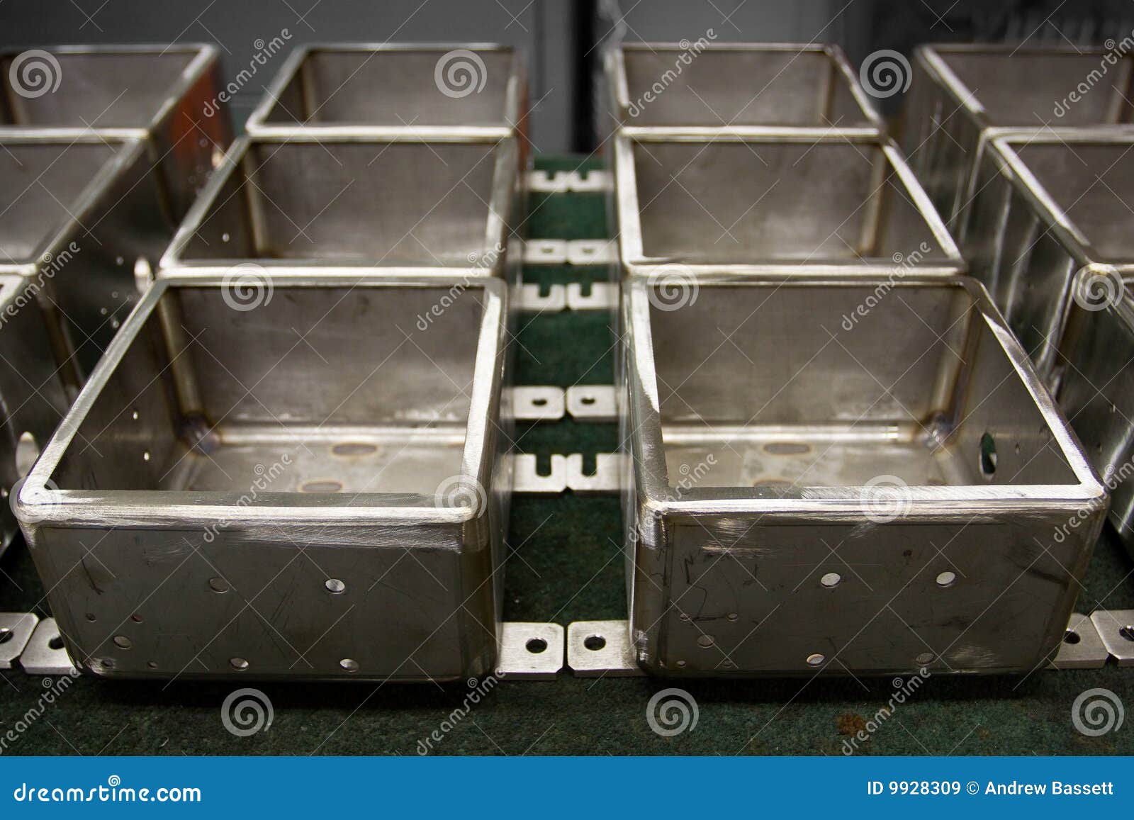 Stainless Steel Box Products Stock Image - Image of work, shaped: 9928309
