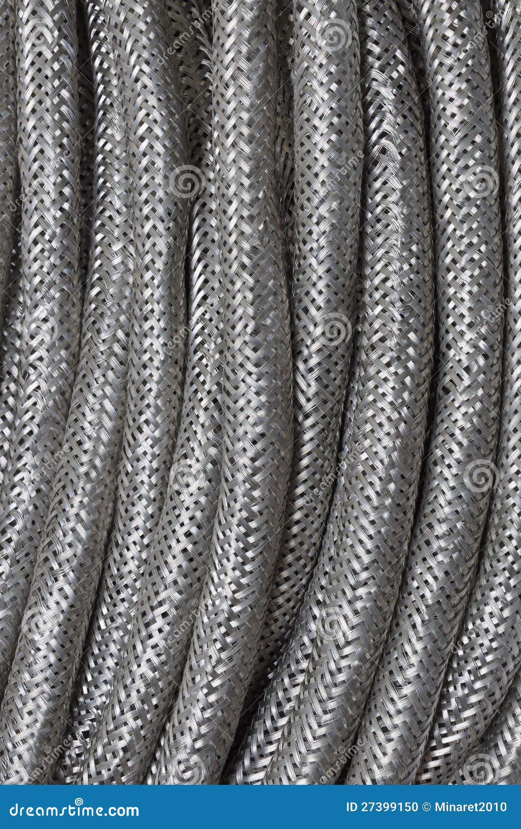 Stainless steel braid stock photo. Image of construction - 27399150