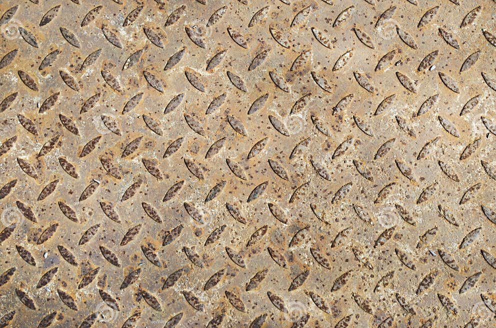 STAINLESS STEEL CHECKERPLATE Stock Image - Image of chrome, embossed ...