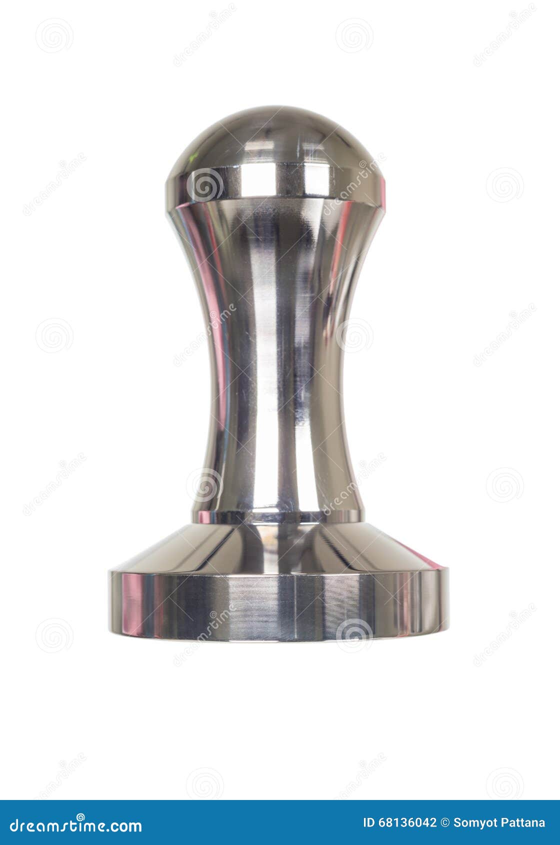 Stainless Steel Coffee Tamper Stock Photo - Image of design, drink ...